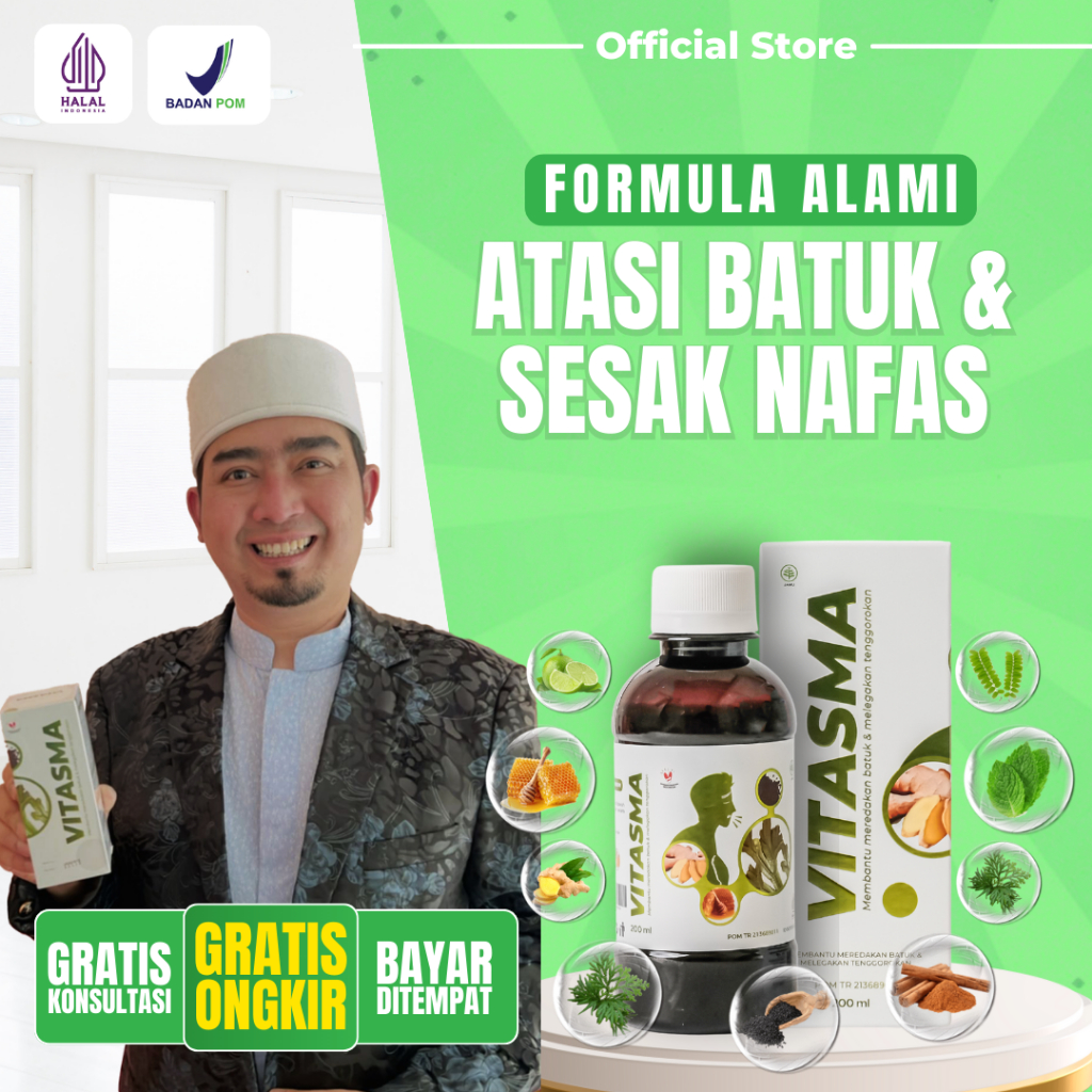 Jual VITASMA - Madu Asma Herbal Atasi Masalah Asma TBC Paru Paru Sesak ...