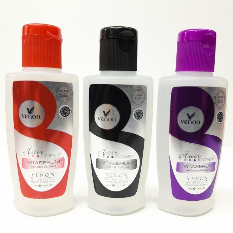 Jual Venon hair treatment vita serum perawatan rambut 30ml | Shopee ...