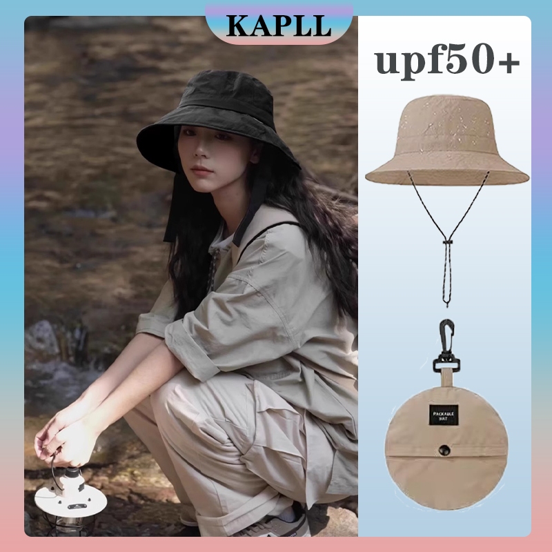 Jual Topi nelayan wanita unisex topi ember bertepi lebar tahan air ...