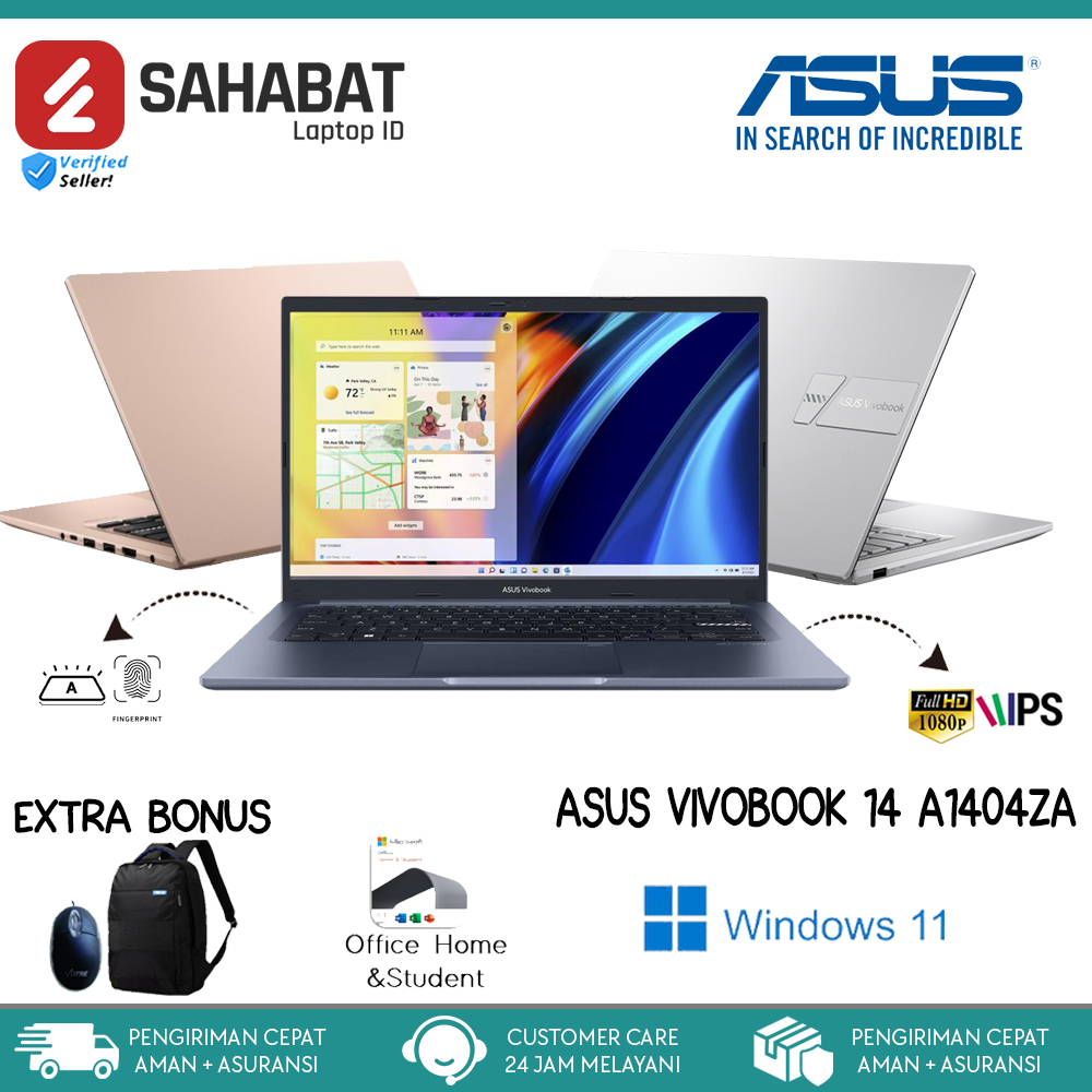 Jual Laptop Baru Murah - Asus Vivobook 14 A1404za - Intel I3 1215u ...