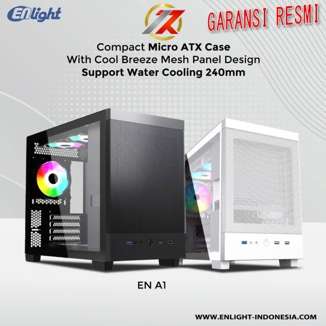 Jual ENLIGHT A1 - mATX Gaming Case | Shopee Indonesia