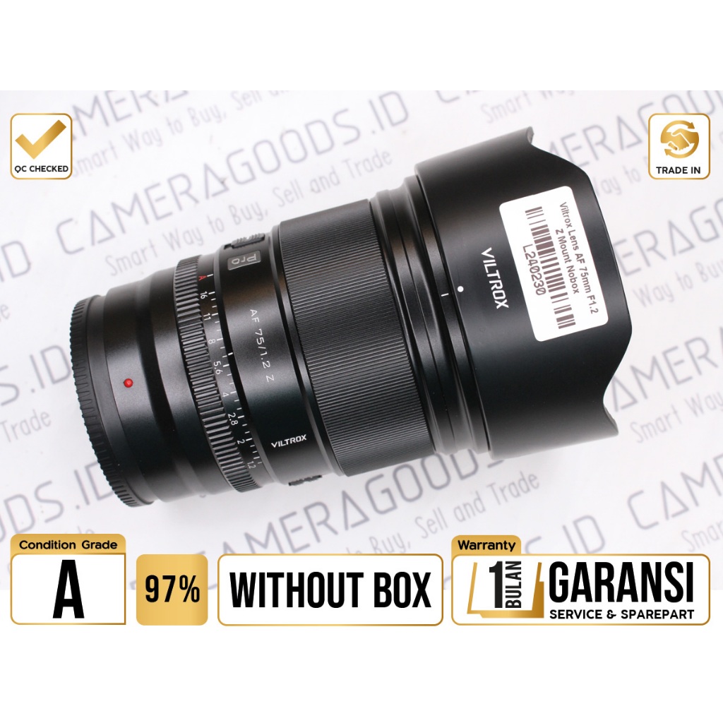 Jual Viltrox AF 75mm F1.2 Pro APS-C Lens For Nikon Z Mount - Grade A - L240230 | Shopee Indonesia