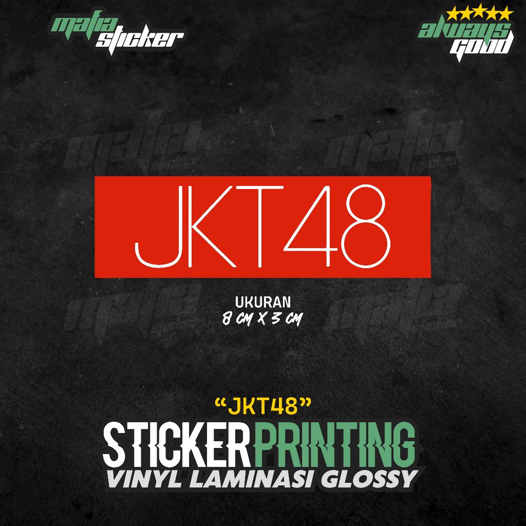 Jual STICKER/STIKER PRINT CUT JKT48 | Shopee Indonesia