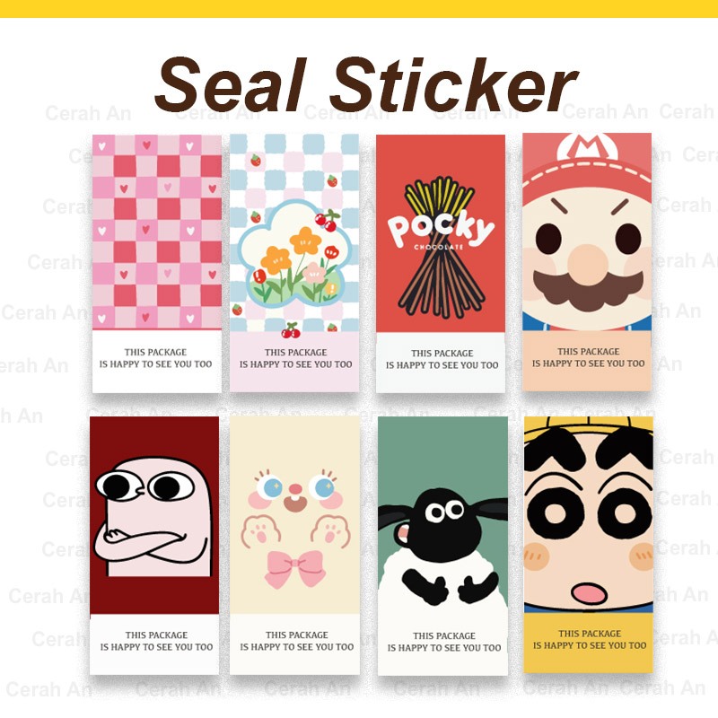 Jual Stiker segel box | Seal Sticker Packaging | Stiker segel kemasan ...