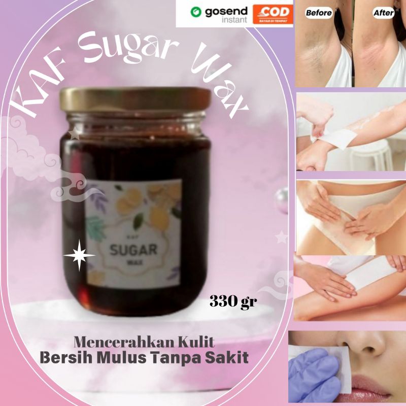 Jual KAF SUGAR WAX - Waxing- Waxing kit - Mencabut bulu ketiak,tangan kaki | Shopee Indonesia