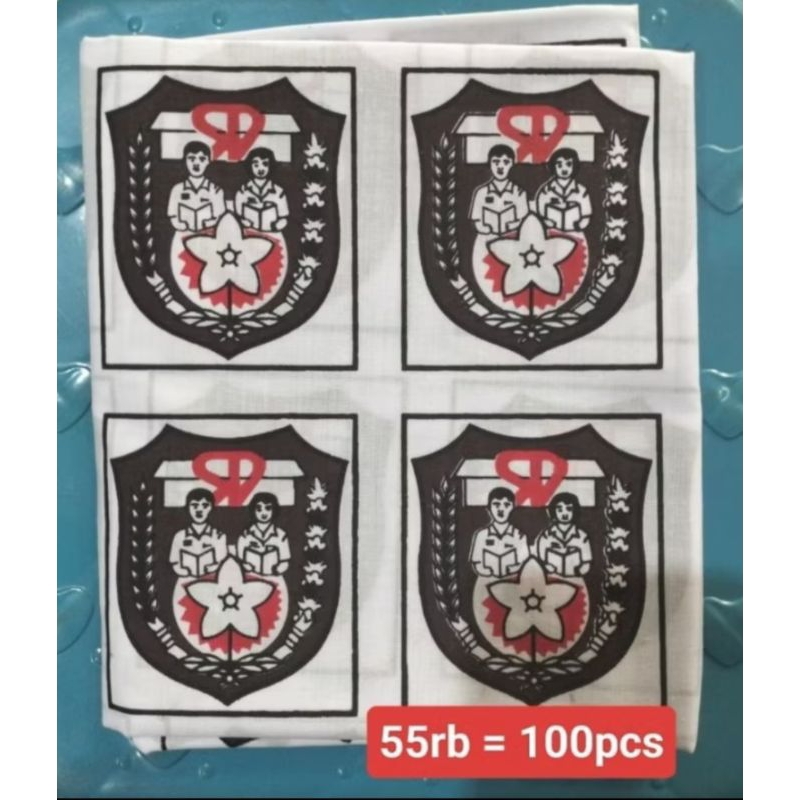 Jual BET LOGO LAMBANG SERAGAM SEKOLAH SD SABLON ISI 100 PC | Shopee ...