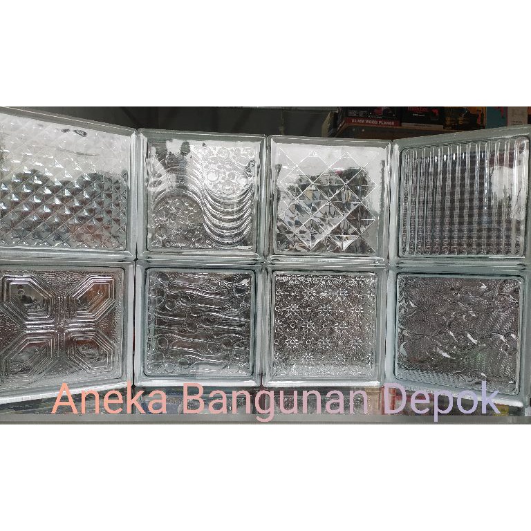 Jual Harga TERMURAAH GLASS BLOCK Dinding Merk MULIA Blok Kaca Roster ...