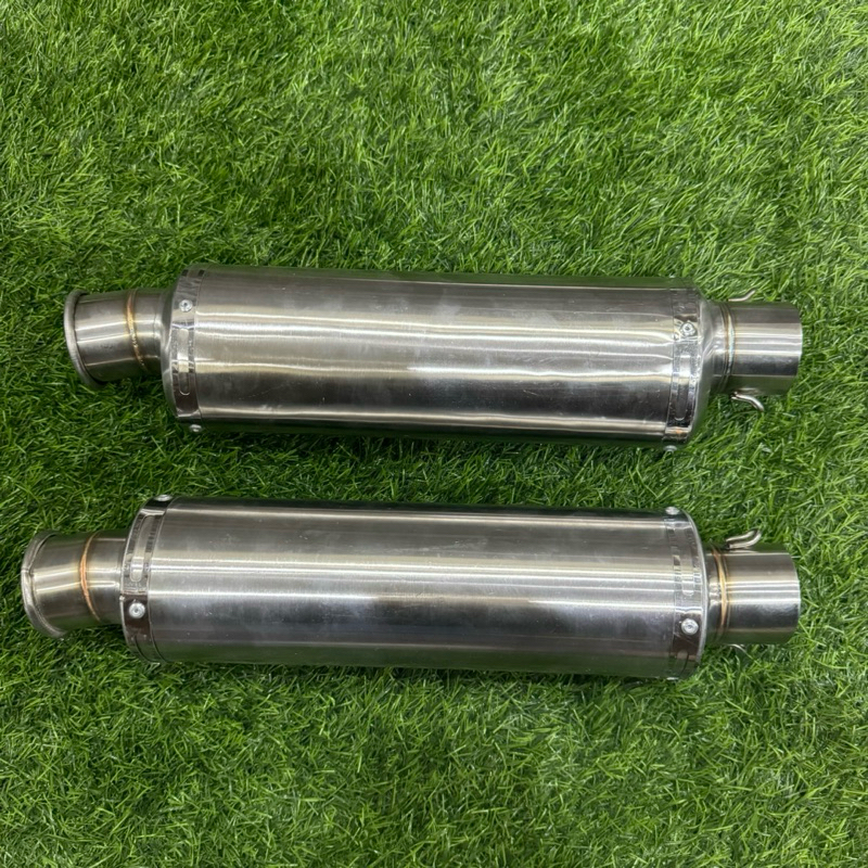 Jual slincer knalpot polos bulat & oval panjang inlet 50 mm | Shopee ...