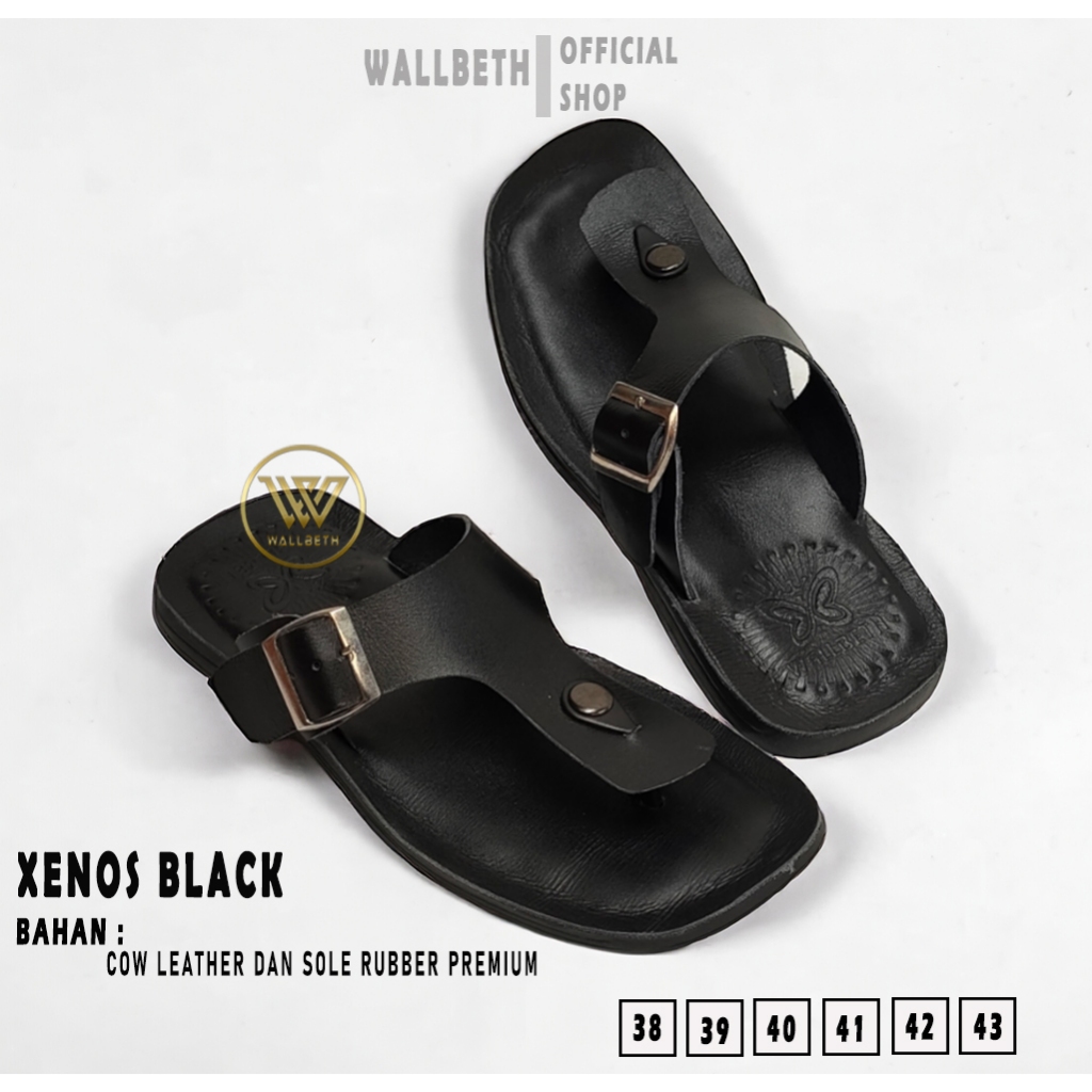 Jual SANDAL KULIT PRIA SENDAL PRIA MEREK WALLBETH TERBARU DARI KULIT ...