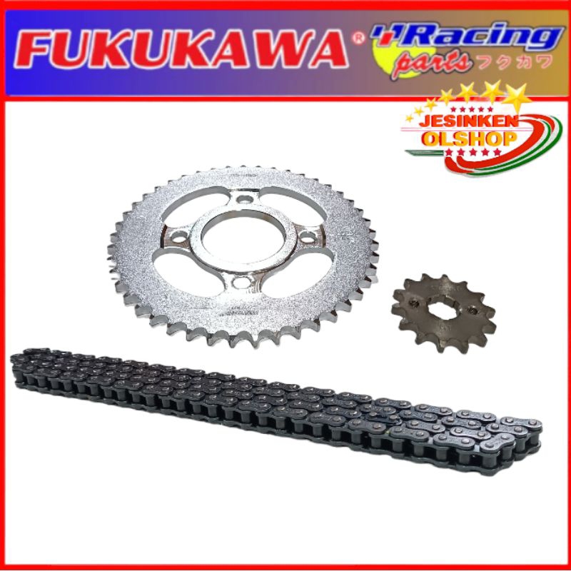 Jual Gear Set Paket Std GLPRO Original Fukukawa 428H-112L-14T-45T ...