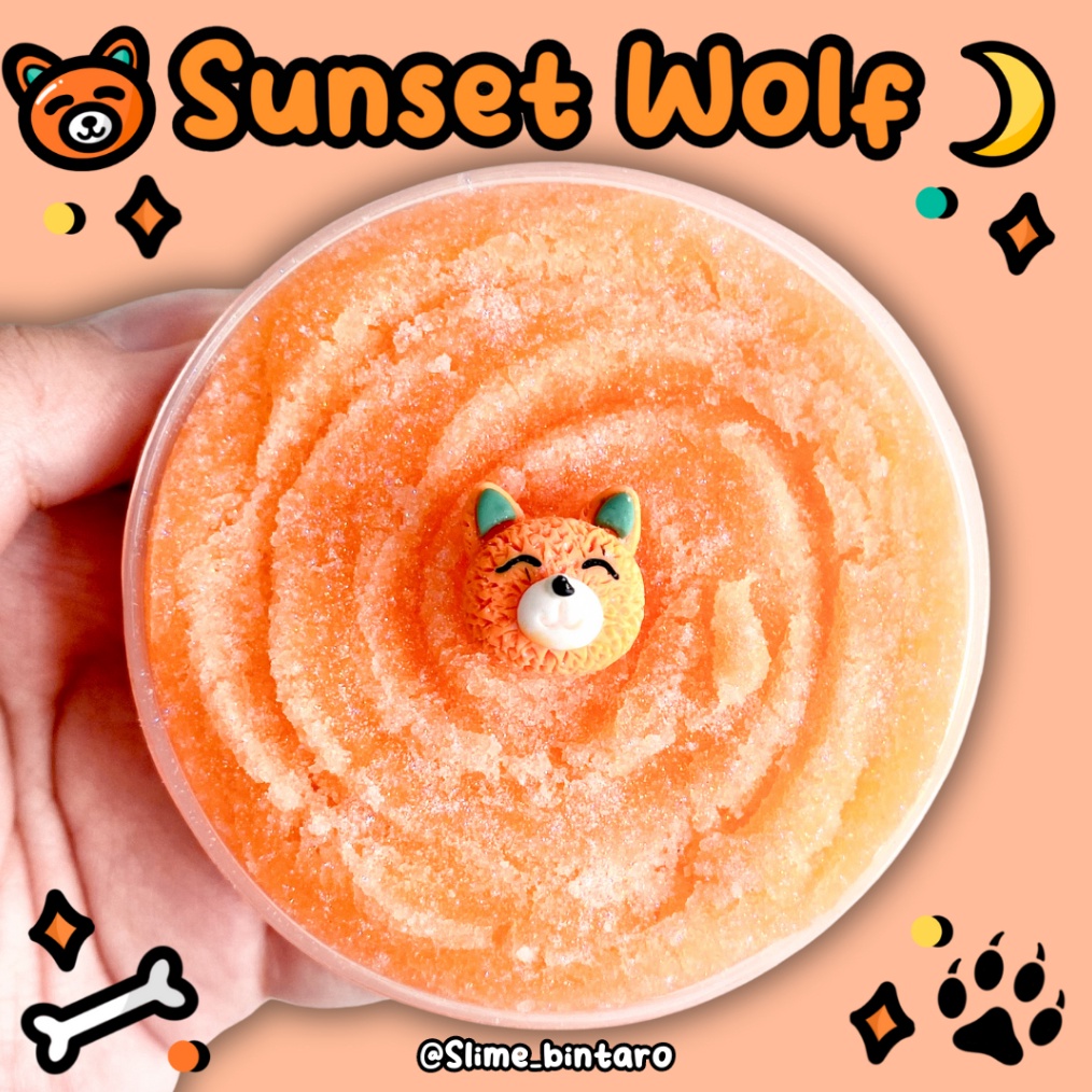 Jual PRODUCT TERPOPULER CLOUD SLIME SUNSET WOLF BY SLIME BINTARO ...