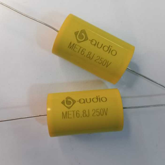 Jual Kapasitor 6,8uf 250v B Audio MET Metalized Polyester Film untuk ...