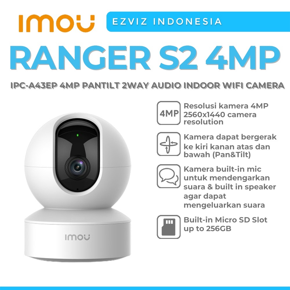 Jual Cctv Wifi Camera IMOU Ranger S2 4MP | Shopee Indonesia