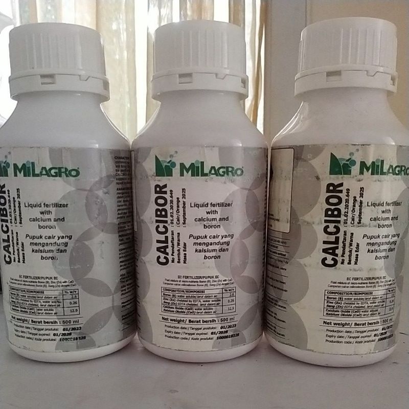 Jual milagrow calcibor...pupuk cair kalsium dan boron 500ml | Shopee ...