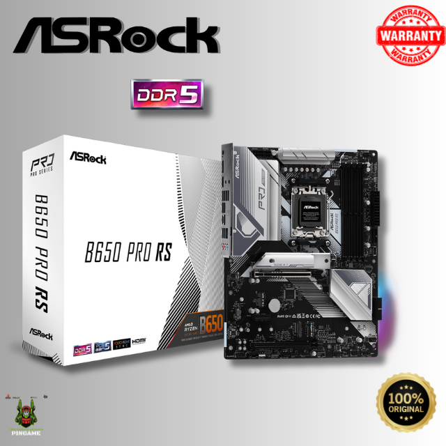 Jual ASROCK MOTHERBOARD B650 PRO RS | ATX AM5 DDR5 | Shopee Indonesia
