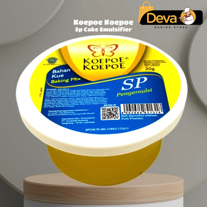 Jual Koepoe Koepoe Sp Cake Emulsifier - Sp Kupu Kupu Penstabil Kue 35gr ...
