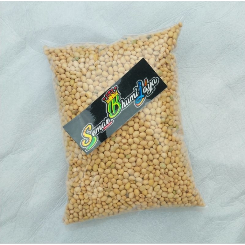 Jual 1KG KEDELAI PUTIH LOKAL (NON GMO) Kedelai putih Berat 1000gr Untuk ...