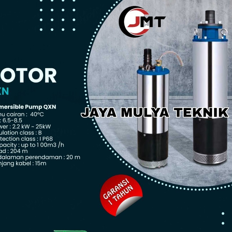Jual Pompa Celup Submersible Rotor QXN 12.5/5-7.5 10 HP Pompa Tambang ...
