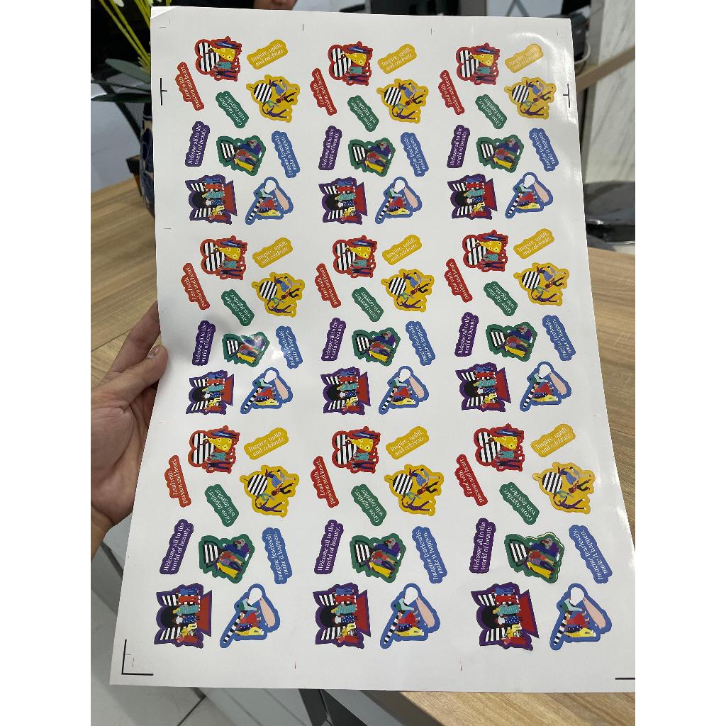 Jual Cetak Sticker Vinyl A3+ Print Stiker Vinil A3 | Glossy/Matte Doff ...