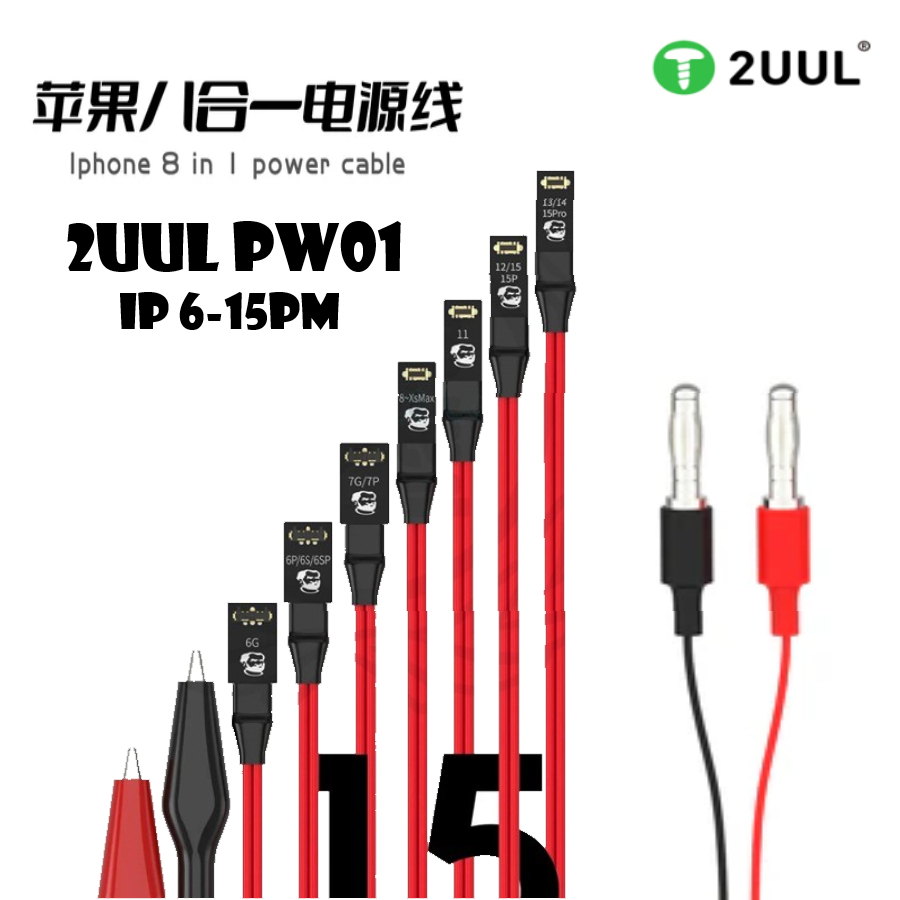 Jual KABEL POWER SUPPLY 2UUL 18 IN 1 Kinds Ultra Soft Power Line for iPh 7-16 Pro Max | Shopee ...