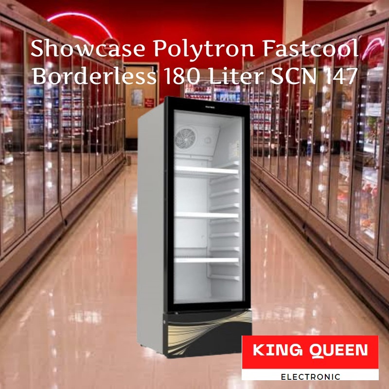 Jual Showcase Polytron Fastcool Borderless 180 Liter SCN 147 | Shopee ...