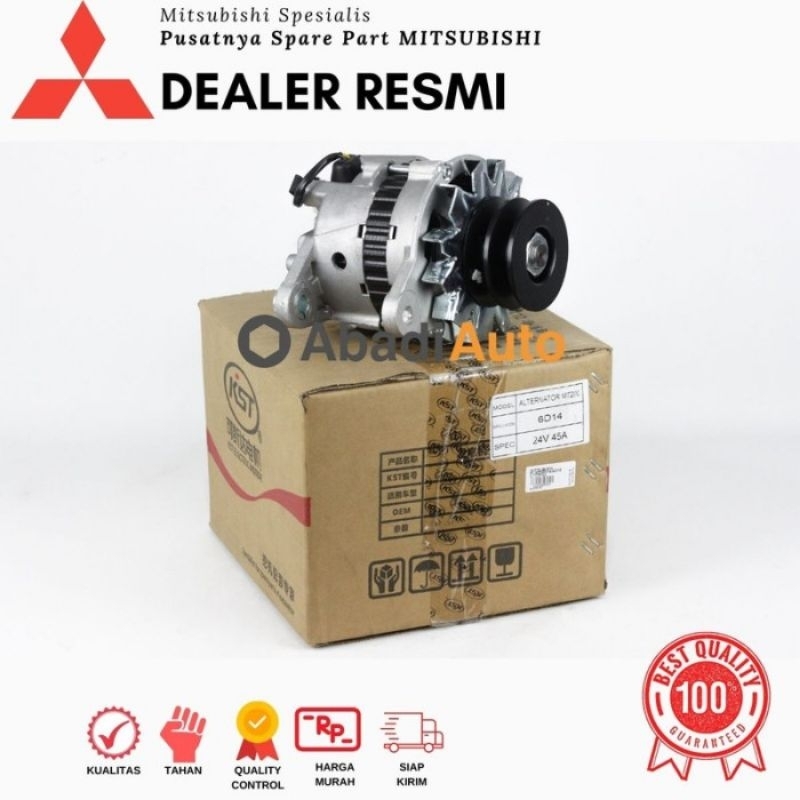 Jual dinamo cas dinamo amper motor engine mitsubishi 4d31 | Shopee ...
