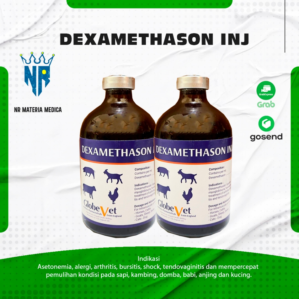Jual Dexa Globe Vet 100 ml - DEXAMETHASON Asetonemia, alergi, arthritis ...