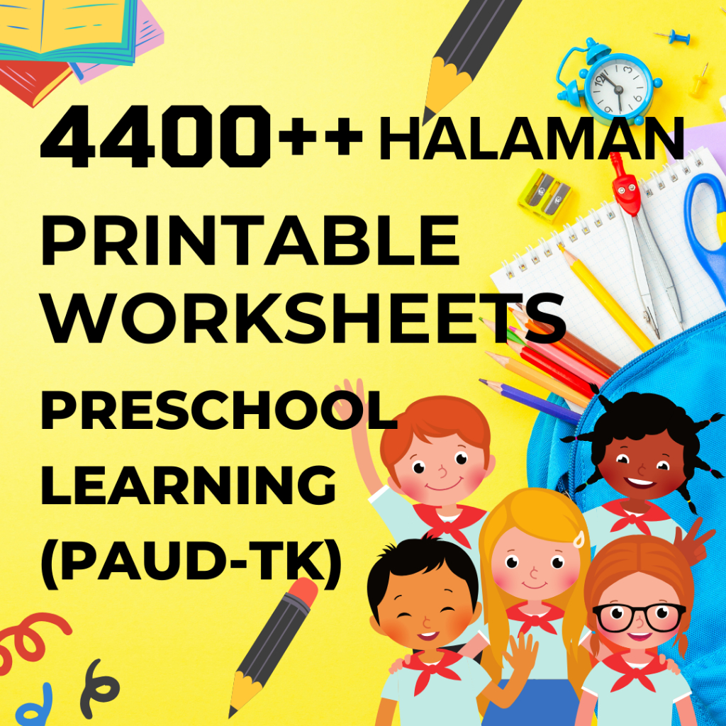 Jual PRINTABLE WORKSHEET 4400 HALAMAN LEMBAR AKTIVITAS ANAK UNTUK ...