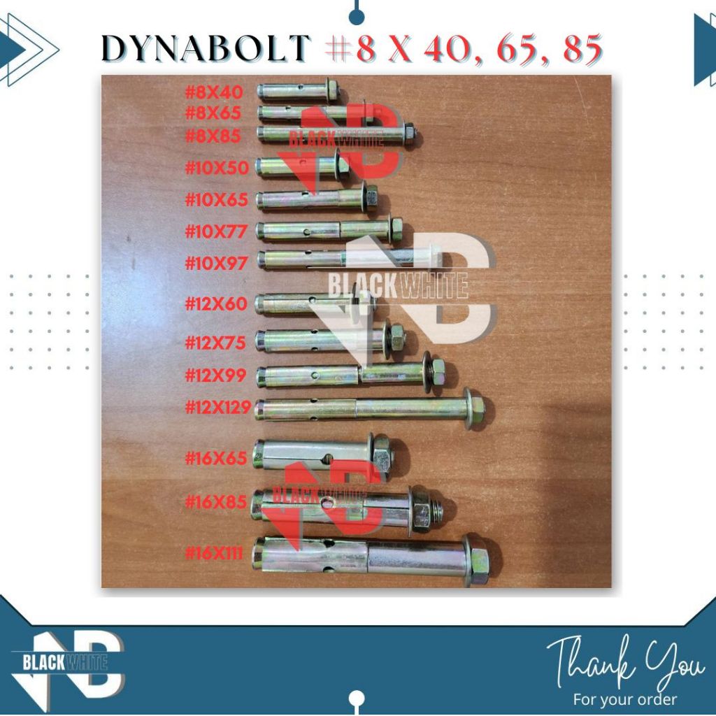 Jual Dynabolt Dinabolt 10x50 10x65 10x77 10x97 / Baut Tanam Tembok ...