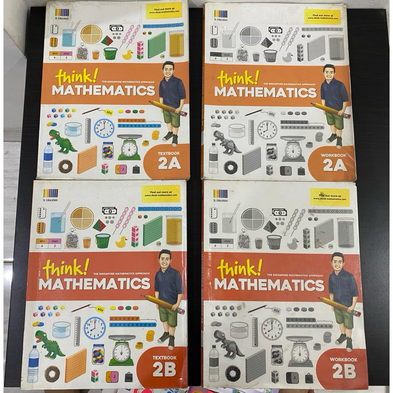 Jual buku think mathematics textbook & workbook kelas 2 SD | Shopee ...