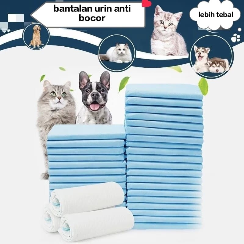 Jual Pad Pipis Kucing Anjing Popok Sekali Pakai Alas Pipis Pee Poop ...