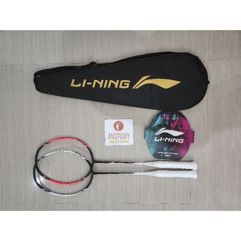 Jual RAKET BADMINTON LINING HALBERTEC MOTOR | Shopee Indonesia