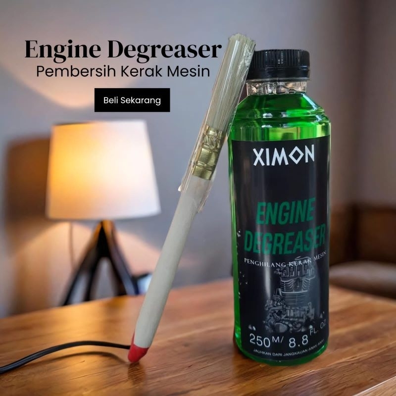 Jual Engine Degreaser Pembersih kerak mesin Blok mesin Oli membadel XIMON 250ml | Shopee Indonesia
