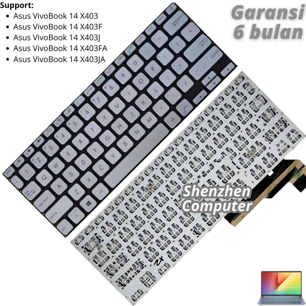 Jual Keyboard Asus VivoBook 14 X403 X403F X403J X403FA X403JA new high ...