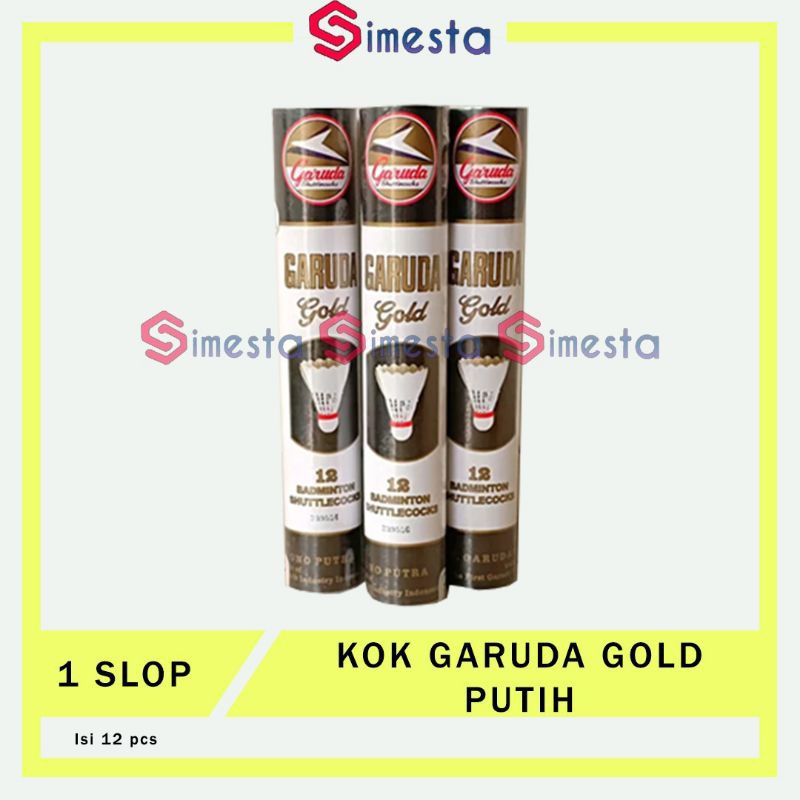 Jual Shuttlecock Kok Badminton Garuda Gold Putih Shuttle Cock | Shopee ...