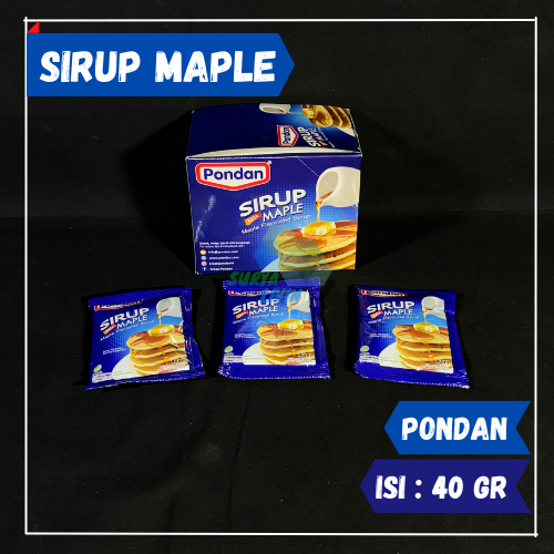 Jual Pondan Maple Sirup isi 40 ml / Maple Syrup / Sirup instan | Shopee ...