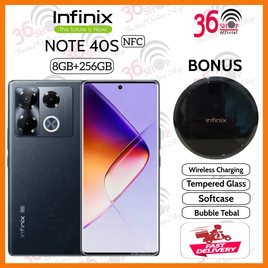 Jual Infinix Note 40S [NON REPACK] NFC 8GB+256GB [ CURVE DISPLAY ...
