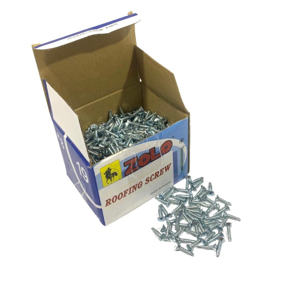 Jual Baut Ruping baja ringan 8 x 19 isi 100 Pcs Zolo / Baut Rooping ...