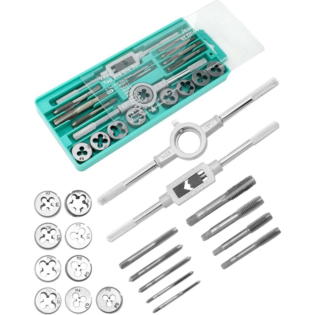 Jual Set Alat Snai Dan Tap Ulir Dart Mur Baut M3-M12 - Tap and Die Set ...