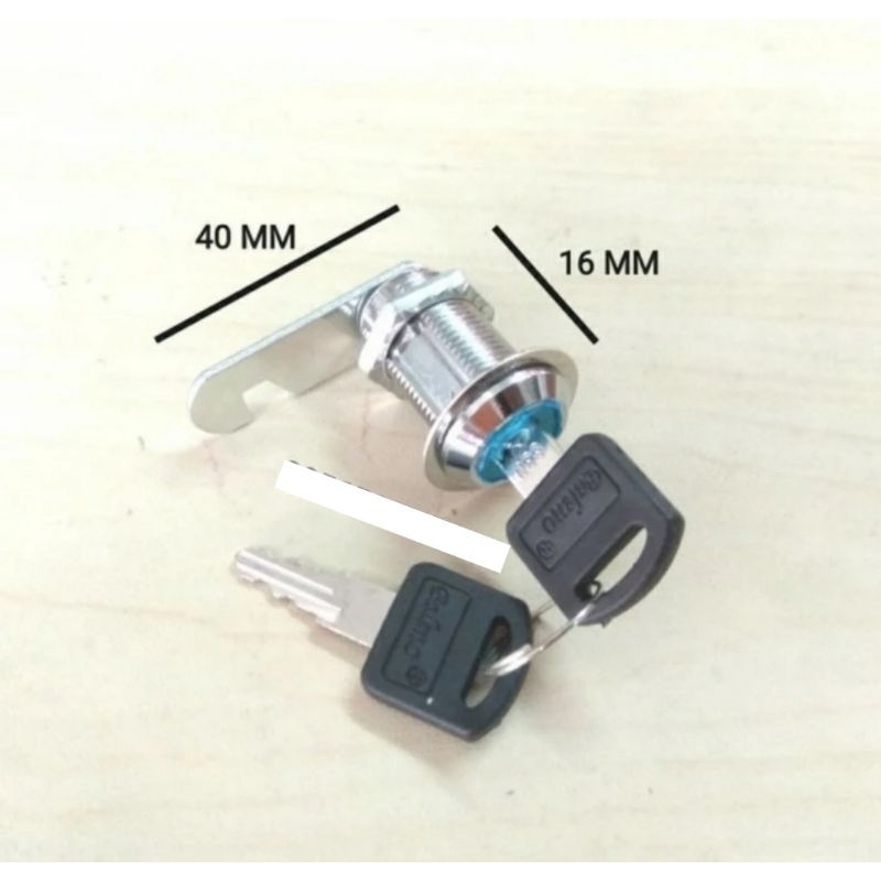Jual Cam Lock 16 MM / Kunci Loker Besi Kait | Shopee Indonesia