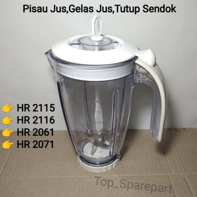 Jual KODE M3U Gelas Jus Blender Philips Fullset HR2115 HR2116 HR261 HR271 | Shopee Indonesia