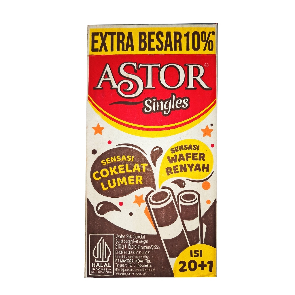 Jual Astor Singles Mayora 1 Pack Isi 21 pcs | Shopee Indonesia