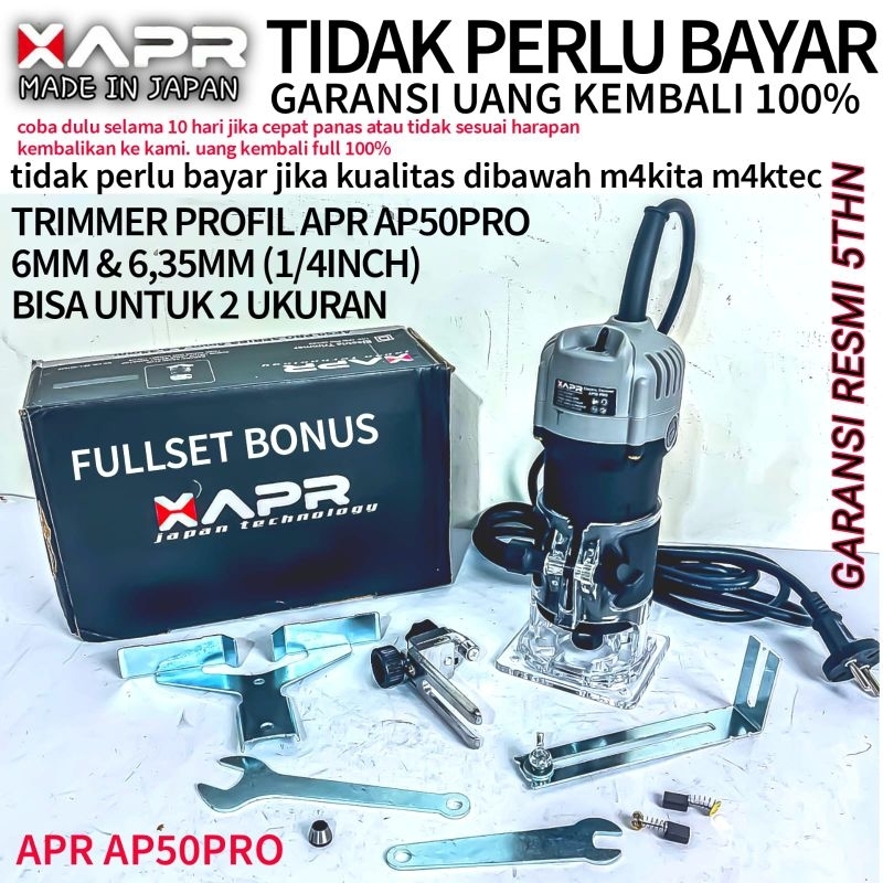 Jual Apr raja mesin profil kayu type ap50 pro trimmer trimer ukir kayu ...