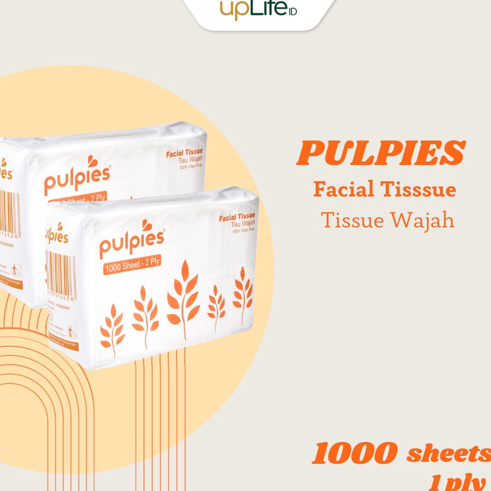 Jual KODE T84X PULPIES Facial Tissue Tisue Wajah Jumbo 1 sheets 2 ply ...