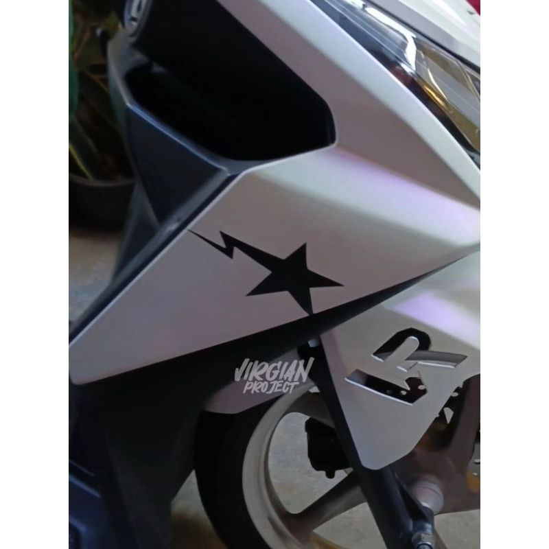 Jual Stiker Sticker Stars Bintang Petir Star Racing Keren Cutting ...
