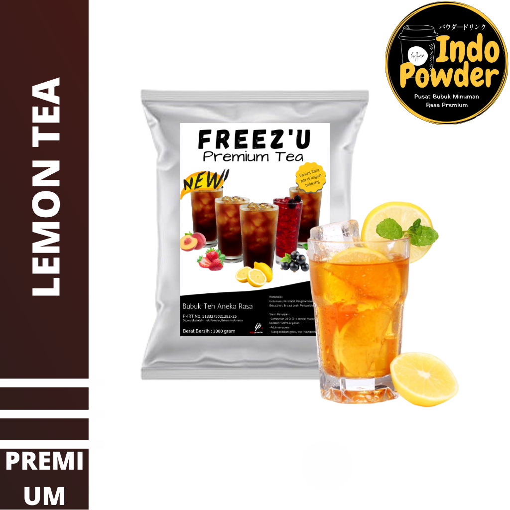 Jual PREMIUM Lemon Tea 1 Kg / Powder Lemon Tea FREEZ'U 1 Kg / Lemon Tea ...