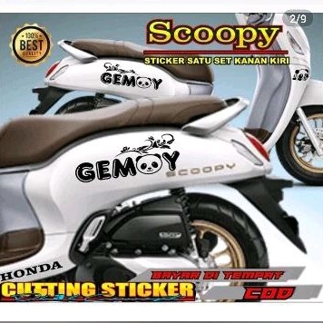 Jual Sticker scoopy gemoy kanan kiri | Shopee Indonesia