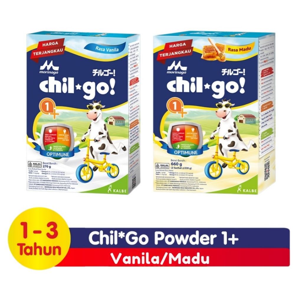 Jual Morinaga Chil Go Chilgo Powder 1+ Vanila Madu 270g / 660g Susu ...