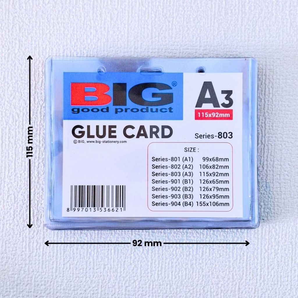 Jual ID Card Mika B1 B2 B3 B4 A1 A2 A3/Name Tag / Glue Card / Card Holder / TOP LOADER | Shopee ...