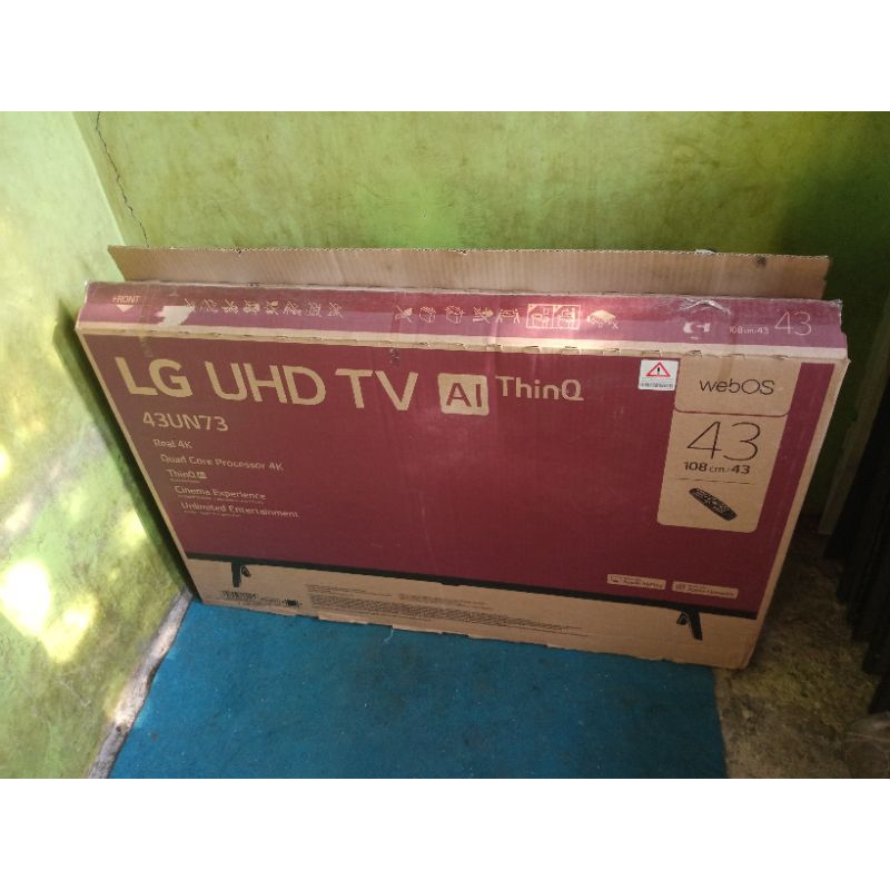 Jual Kardus Dus Box Tv LED LG 43 inch Free Storofoam | Shopee Indonesia